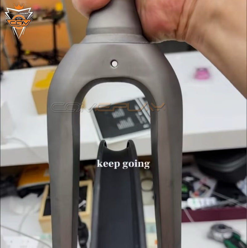 Brompton Bicycle T Line Titanium 3D print Fork with flat disc mount 18 – TITANIUM BIKE