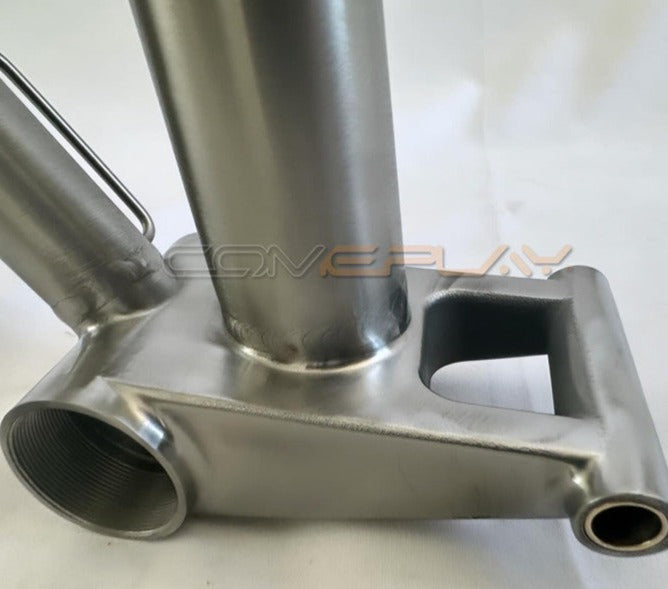 Superlight and Strong titanium Grade5 brompton main frame with 3D prin ...