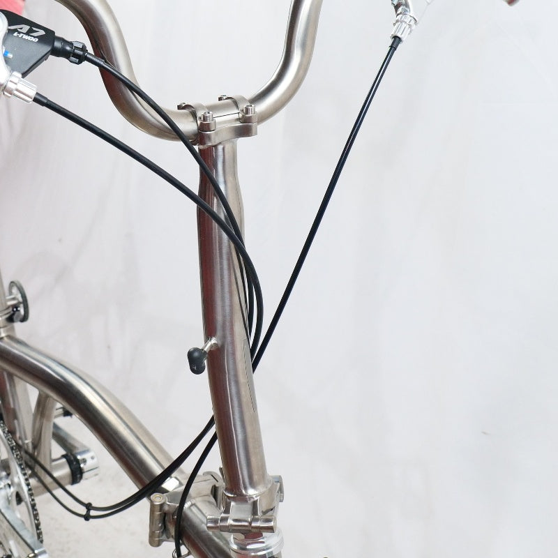 Full aero titanium brompton Clone 16 Inch tri-fold Bike Rim brake with ...