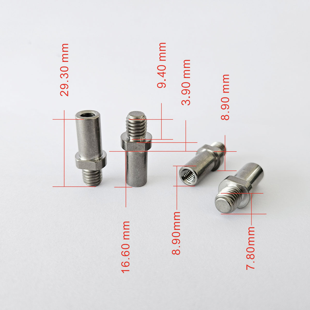 Titanium Brake Posts fit most BMX race frames (size M8 x 1.25) V-brake ...