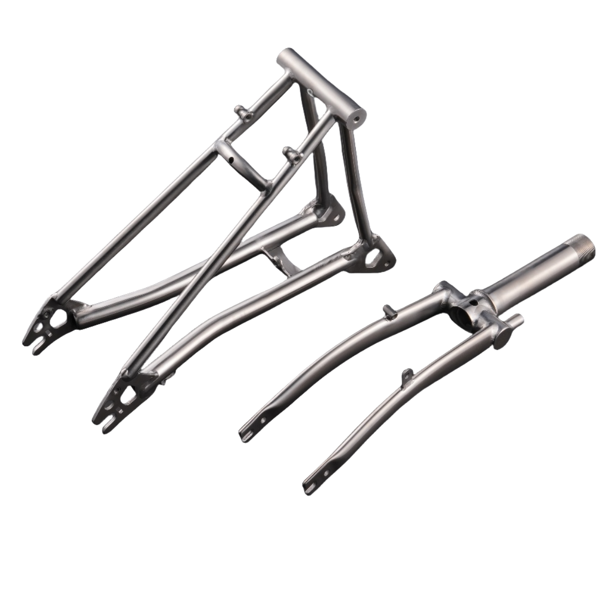 COMEPLAY HEXATI 16" Brompton P Line Titanium Fork, Rear Triangle & Rac ...