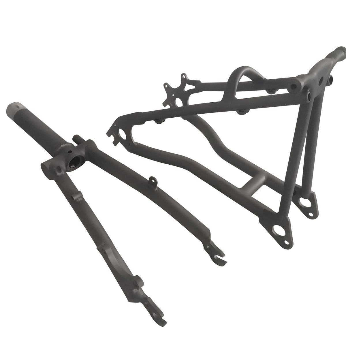 COMEPLAY HEXATI 16" Titanium Disc Brake Fork & Rear Triangle for Bromp ...