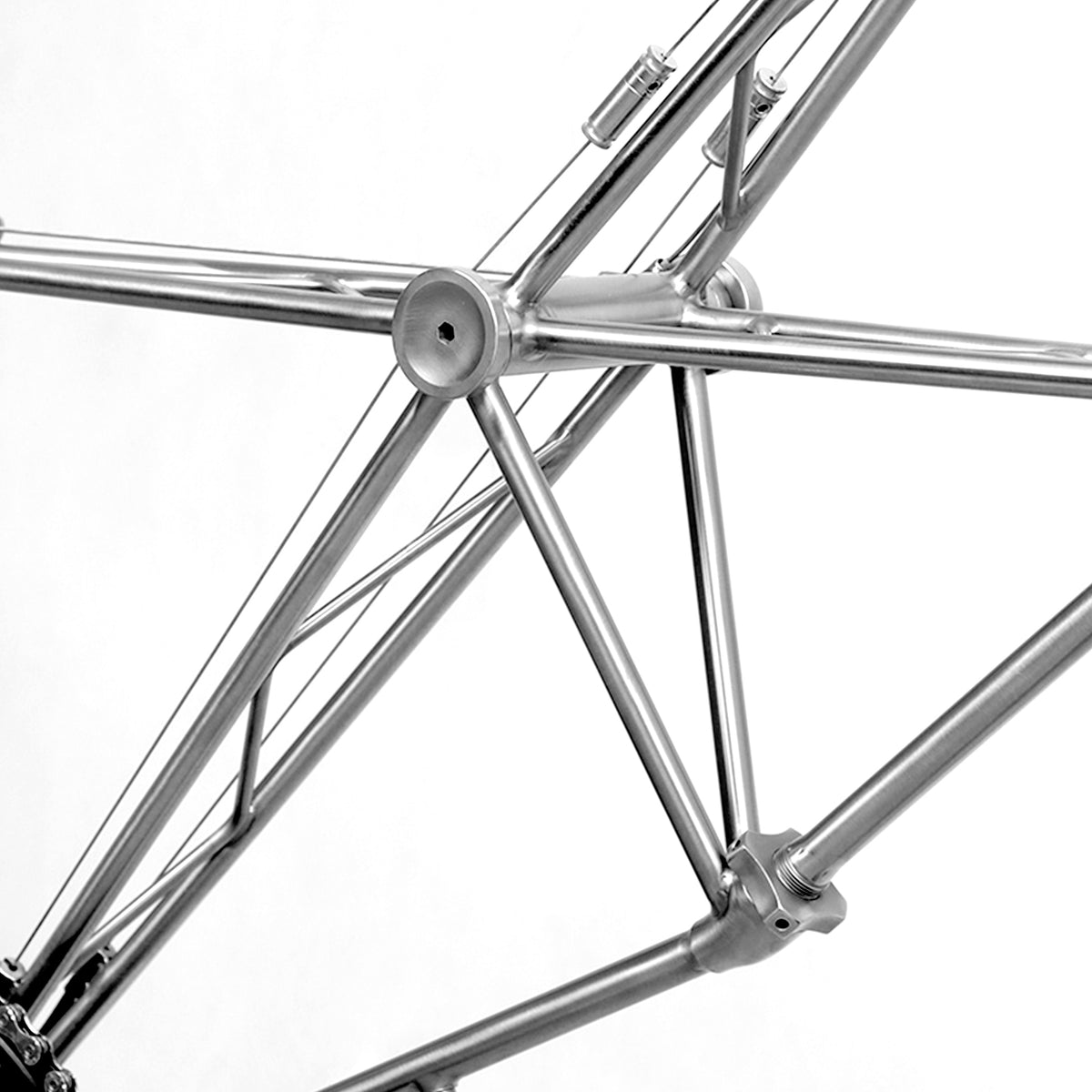 Full aero titanium alex moulton AM GT (Mk III) bike--wishbone type ...