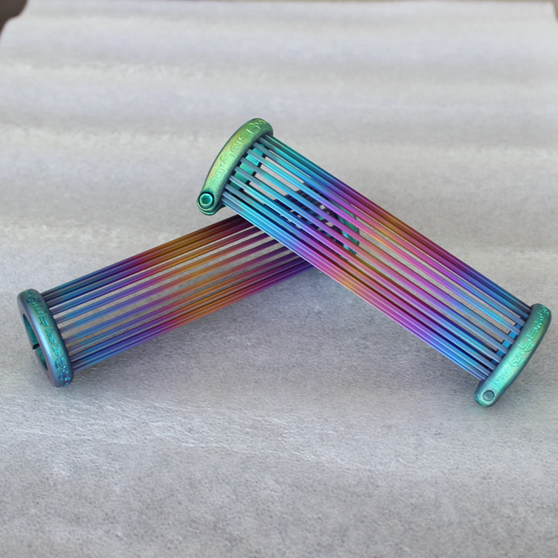 COMEPLAY gr.5 ti6al4v colorful titanium bike handlebar grips – TITANIUM ...